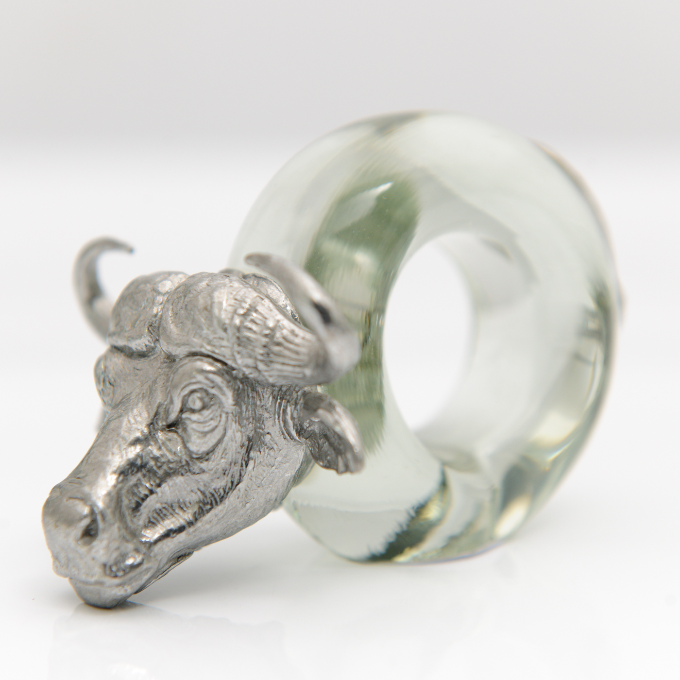 PEWTER BUFFALO NAPKIN RING | ESTERER AFRICAN DIARY