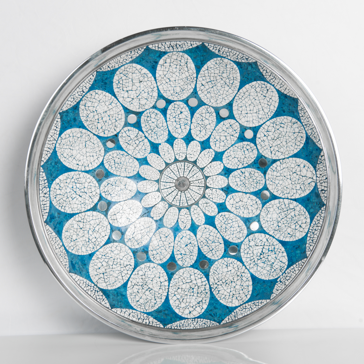 OSTRICH EGG SHELL GRAND BOWL - ESTERER AFRICAN DIARY